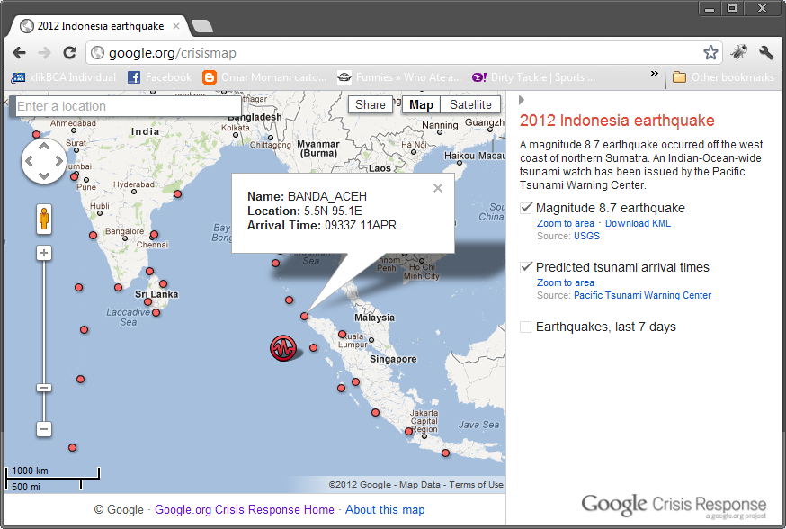 Google Crisismap - Hybrid.co.id