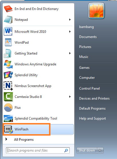 Cara Update Bios Notebook Asus Menggunakan Bios Flash Utility