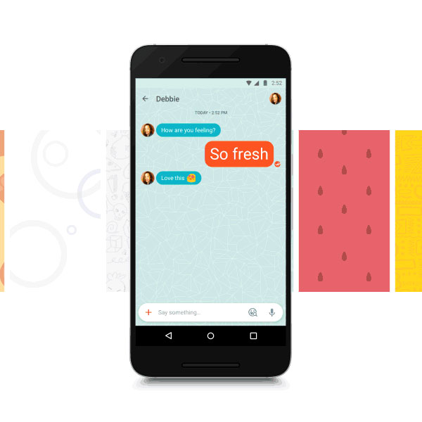 Update Google Allo Hadirkan Fitur Smart Smiley dan Background Theme ...