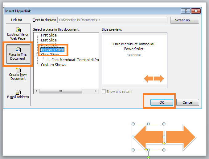 Cara Membuat Tombol Next di PowerPoint 2010