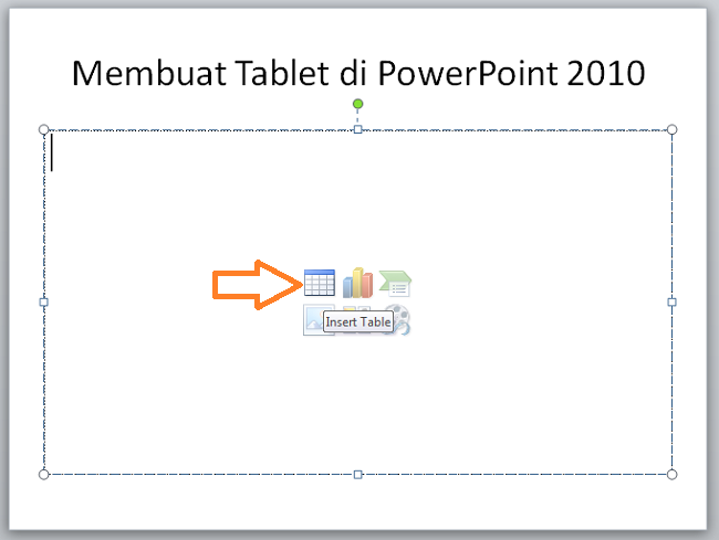 Cara Membuat Tabel di Microsoft Powerpoint 2010