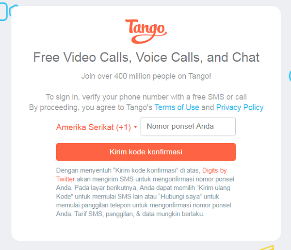 Ngobrol di Aplikasi Tango Kini Bisa via Browser Desktop - Hybrid.co.id