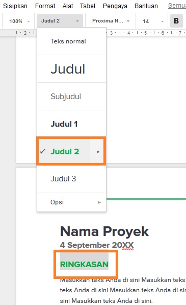 Cara Membuat Daftar Isi Otomatis Di Google Docs