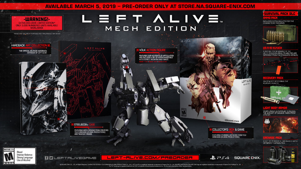 Left Alive Rilis Maret 2019, Karya Kreator Armored Core & MGS