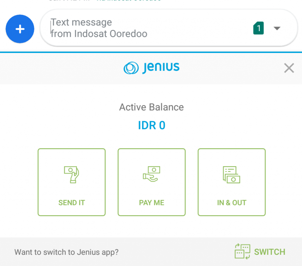 Tampilan Jenius Keyboard / Jenius - Hybrid.co.id