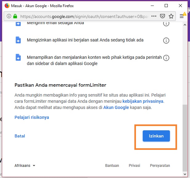 Cara Membatasi Pendaftar di Google Form