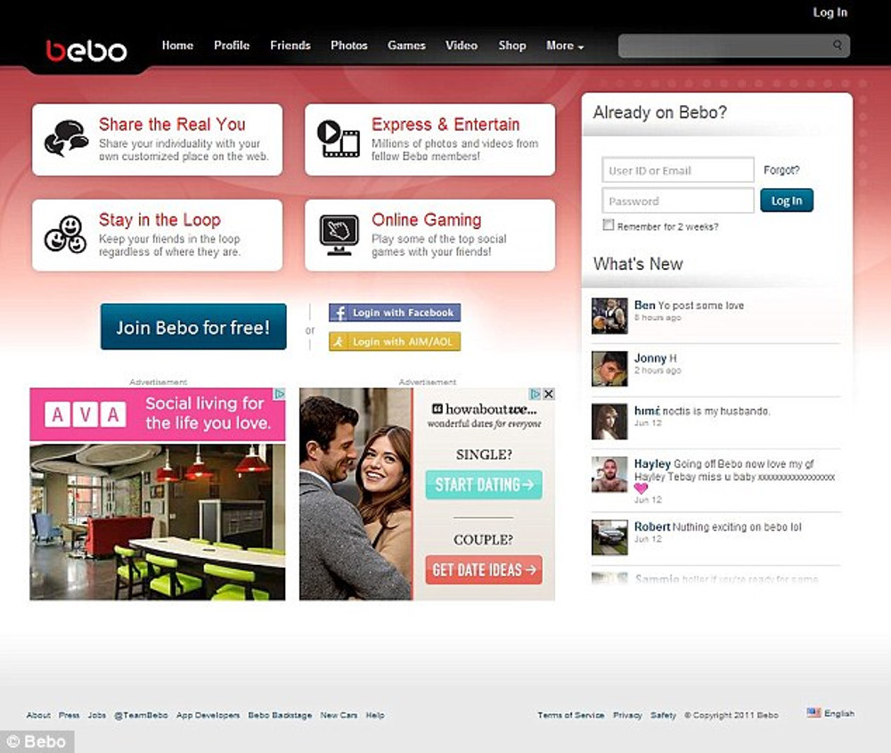 Perjalanan Bebo dari Jejaring Sosial Hingga Diakuisisi Twitch