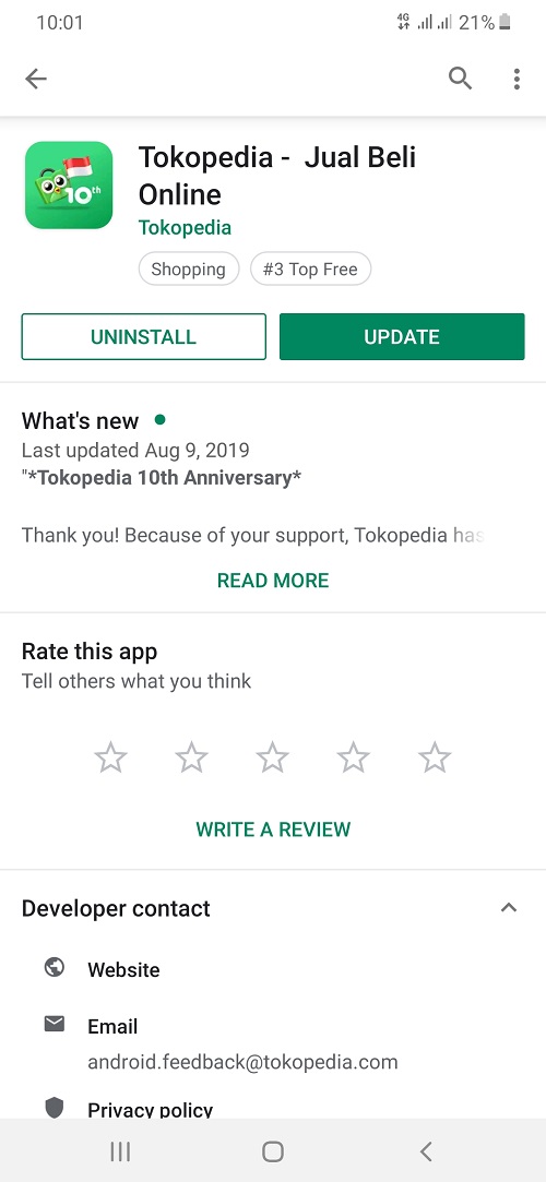 3 Cara Mengatasi Aplikasi Tokopedia yang Error di Perangkat Android ...