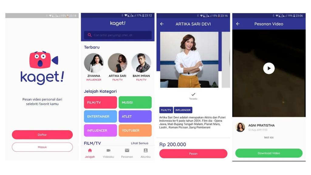 Aplikasi Kaget! Diluncurkan, Mungkinkan Pengguna Pesan Video Ucapan ...