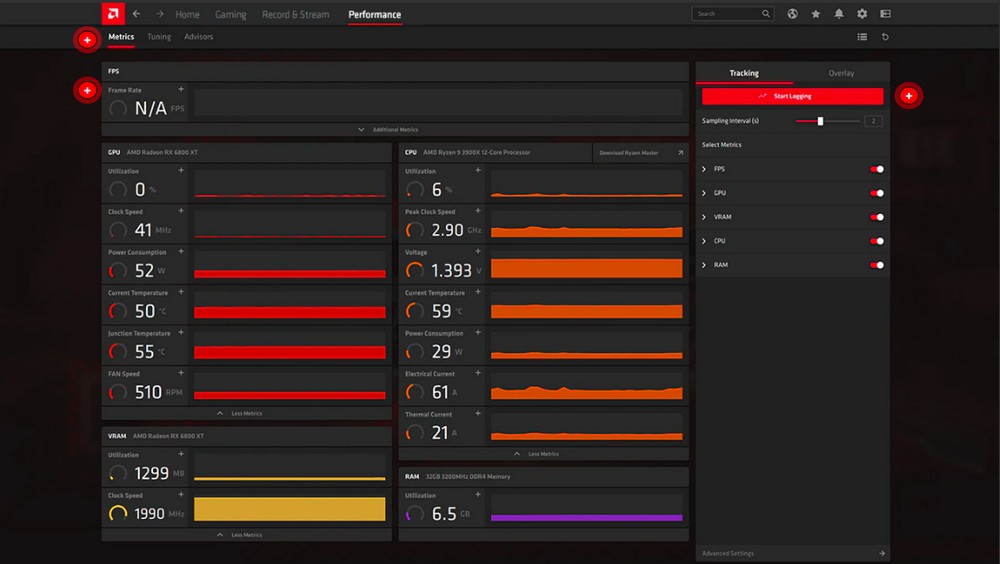 AMD Radeon Adrenalin - monitoring - Hybrid.co.id