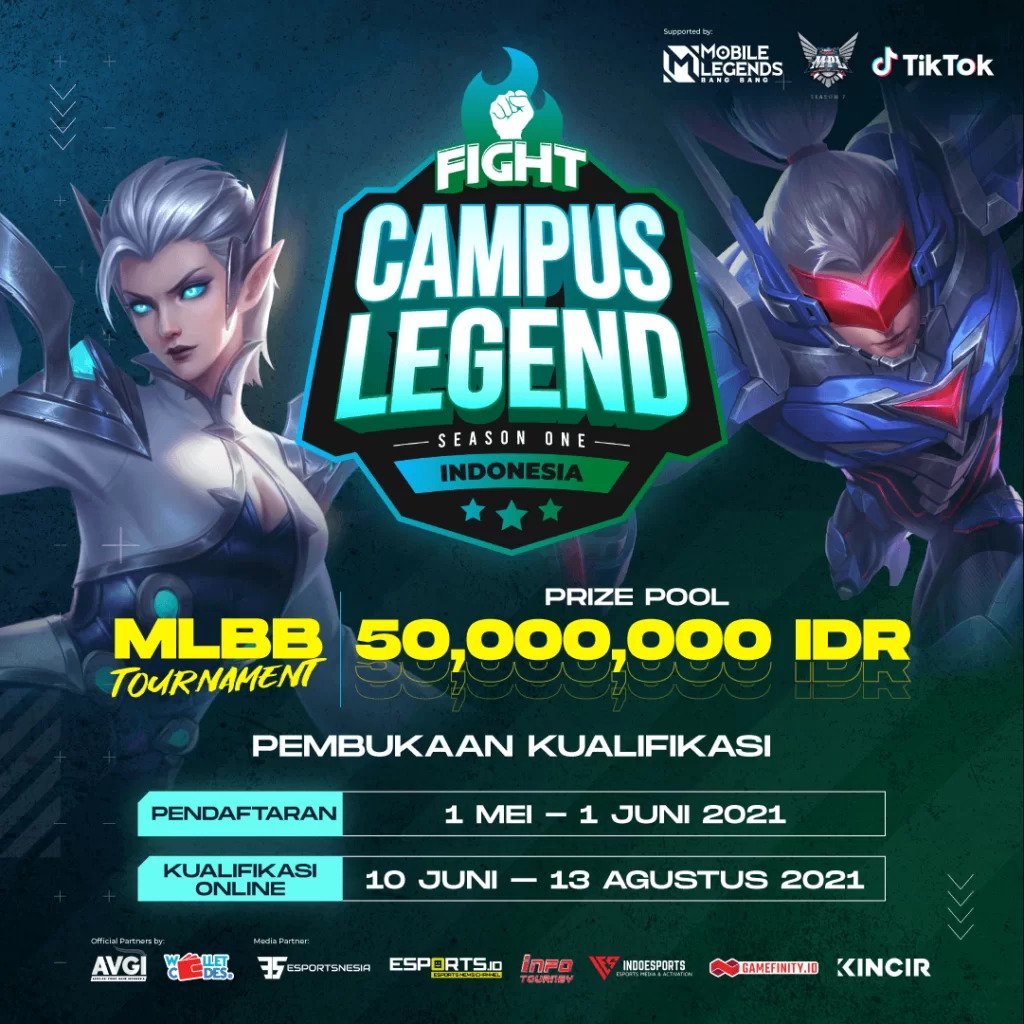 Turnamen Mobile Legends, FIGHT Campus Legend, Resmi Digelar dengan Total Hadiah Sebesar Rp50 ...