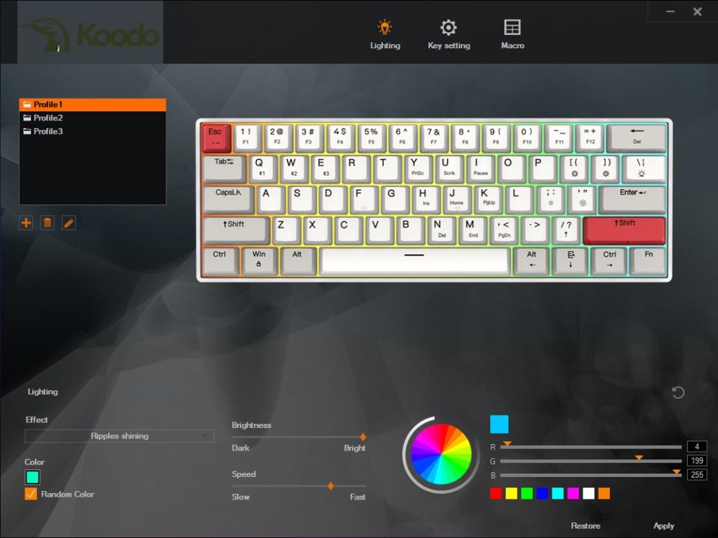 Review Koodo Gecko: Keyboard Mechanical 60% Wireless Murah Meriah ...