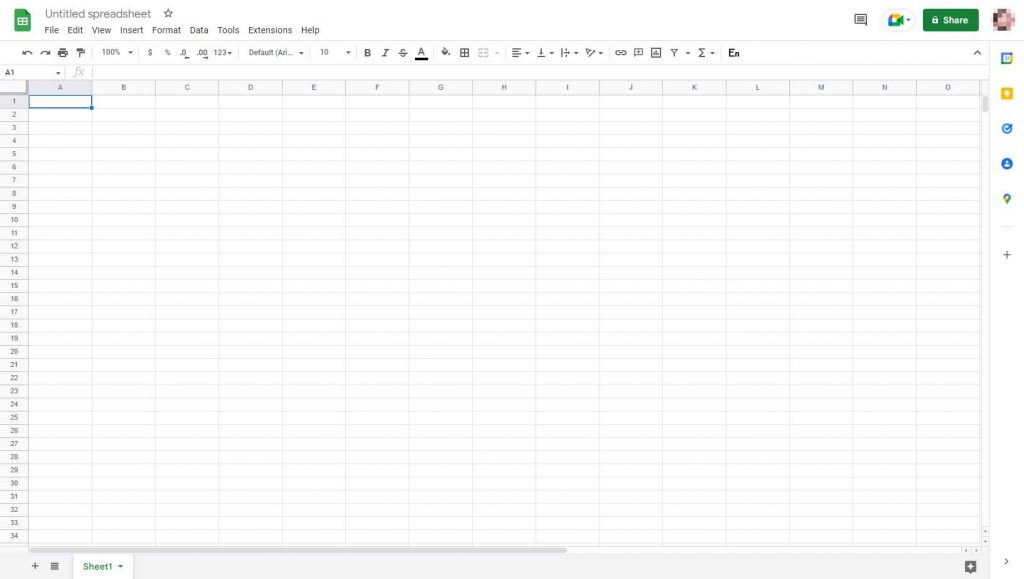 Cara Membuat Spreadsheet di Google Sheets Paling Simpel - Hybrid.co.id