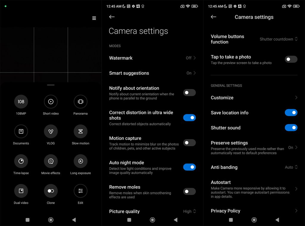 Menu-kamera-Xiaomi-12-Lite-5G - Hybrid.co.id