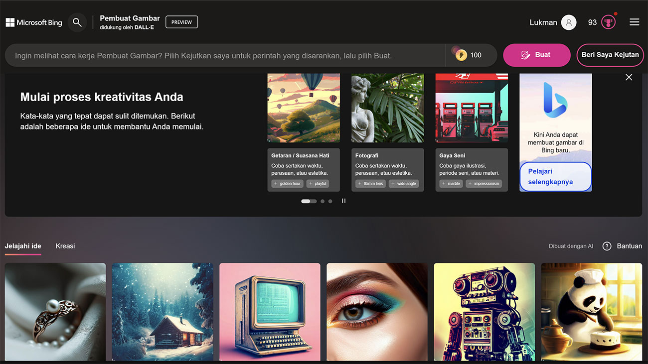 10 Tools AI Image Generator, Membuat Gambar Kreatif dengan AI - Hybrid ...